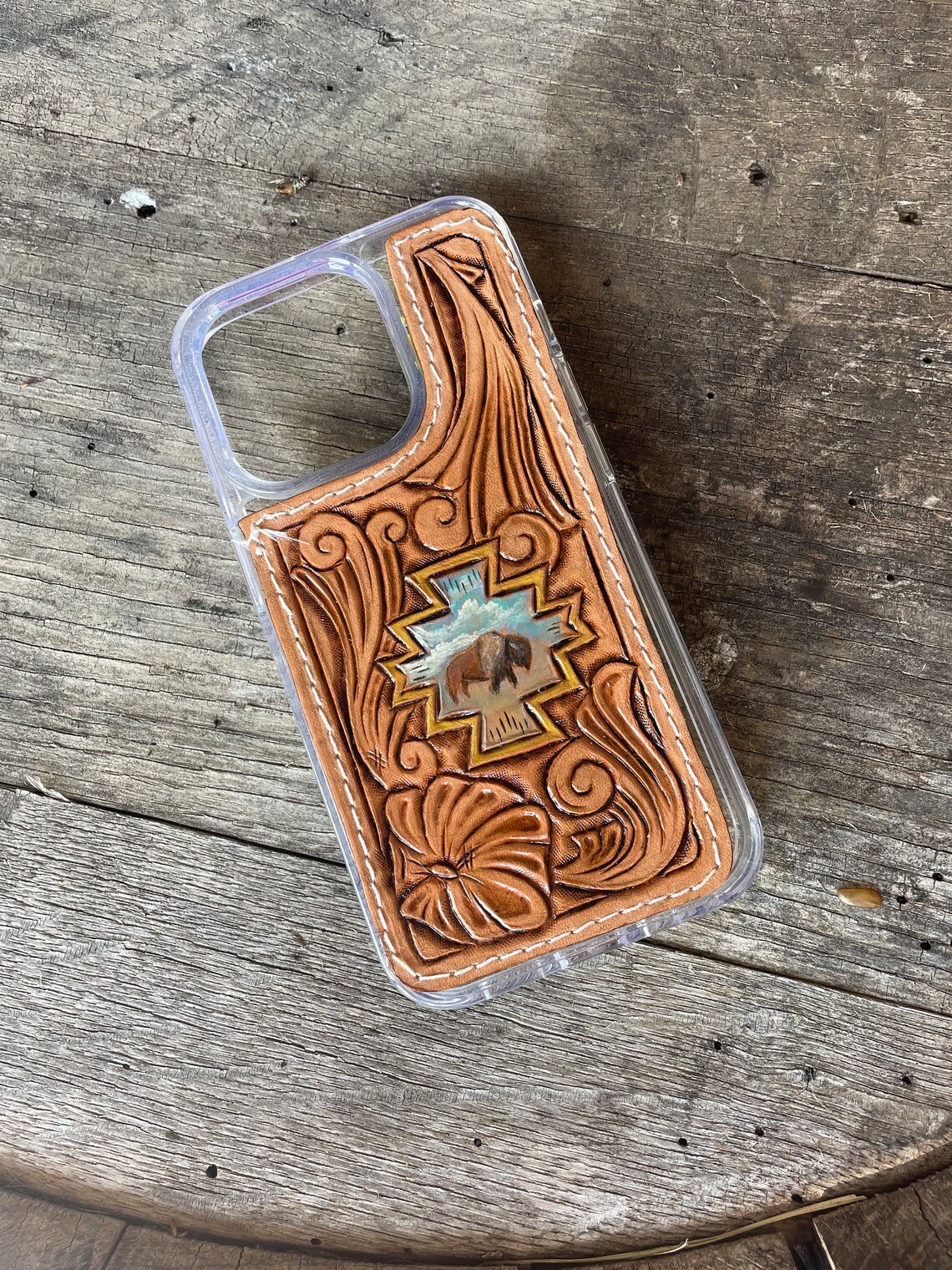 Western Leather Phone Cases - Etsy