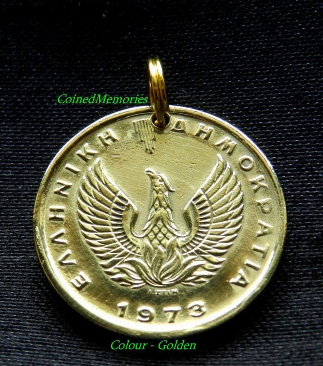 Vintage Greece Phoenix Rising From the Ashes A New Beginning 1973 A ...