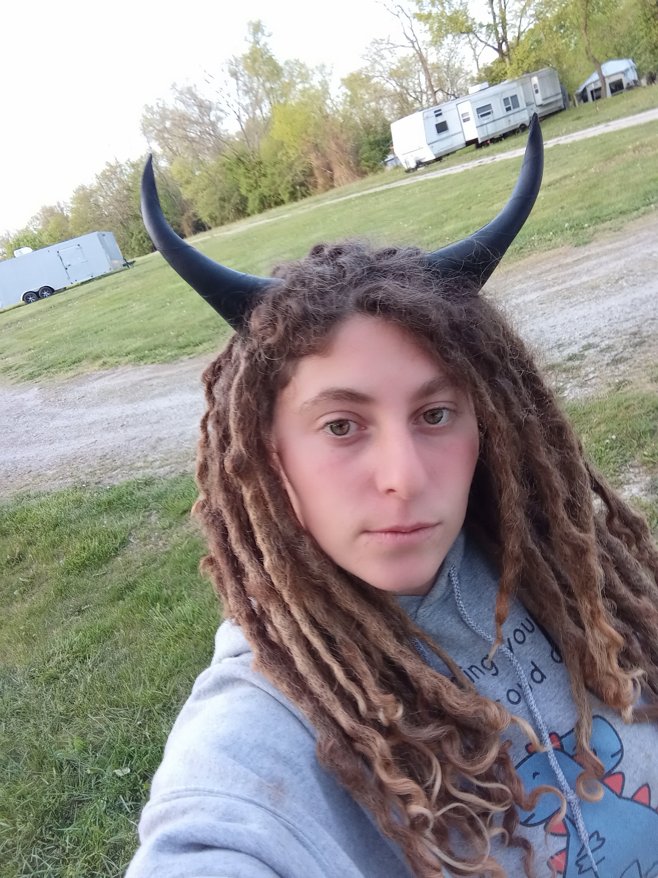 Leather Horns Tiefling LARP Satyr Demon Cosplay Ram - Etsy