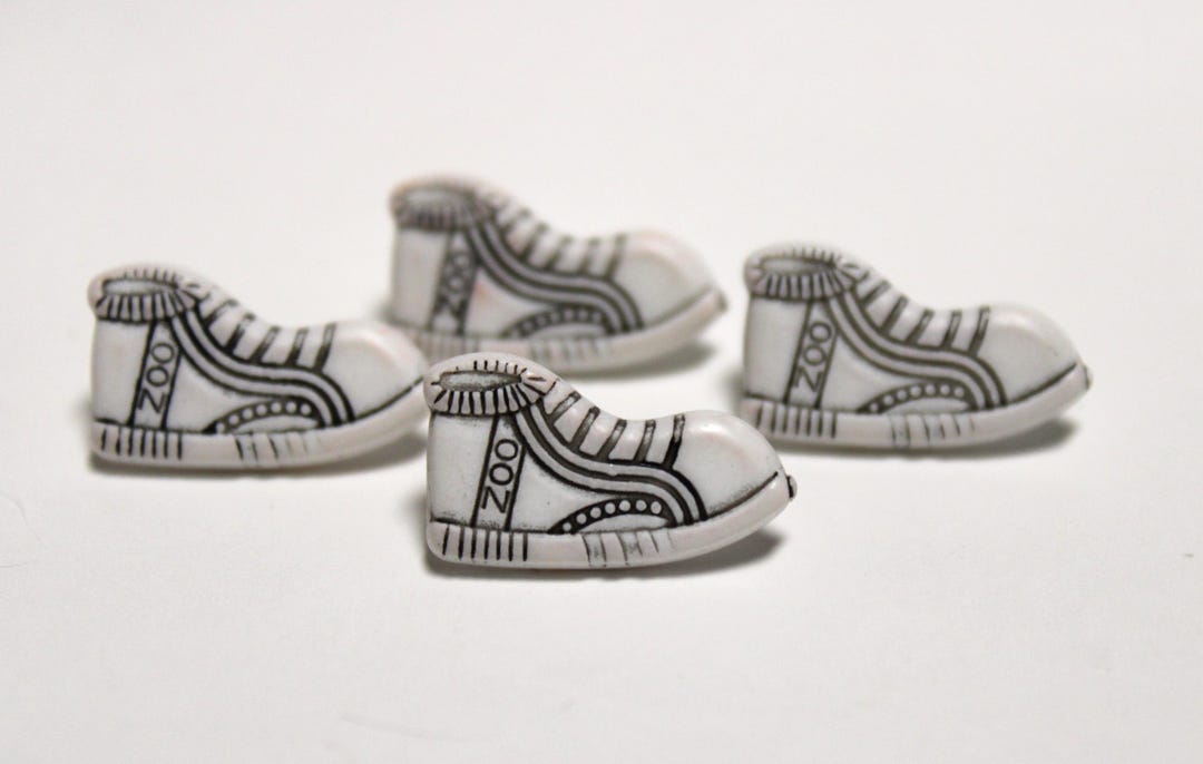 4 Tennis Shoe Buttons Running Shoe Buttons Tennis Shoe Embellishments ...