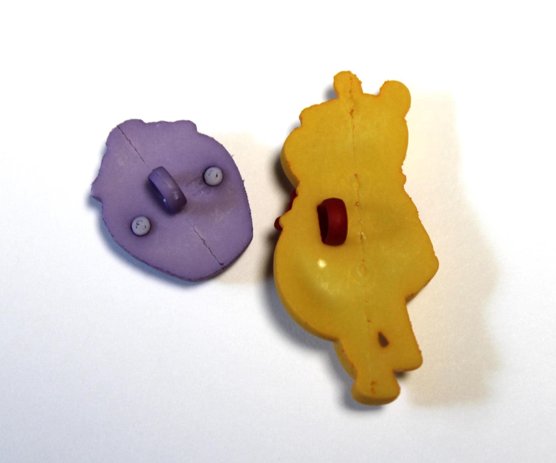 2 Winnie the Pooh Buttons Disney Buttons Winnie the Pooh Embellishments ...