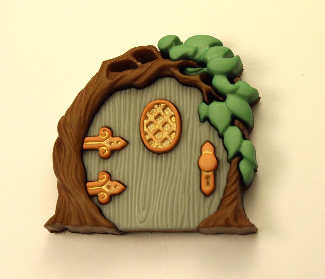 Fairy Door Button Fairy Buttons Fairy Embellishment Believe in Faires ...