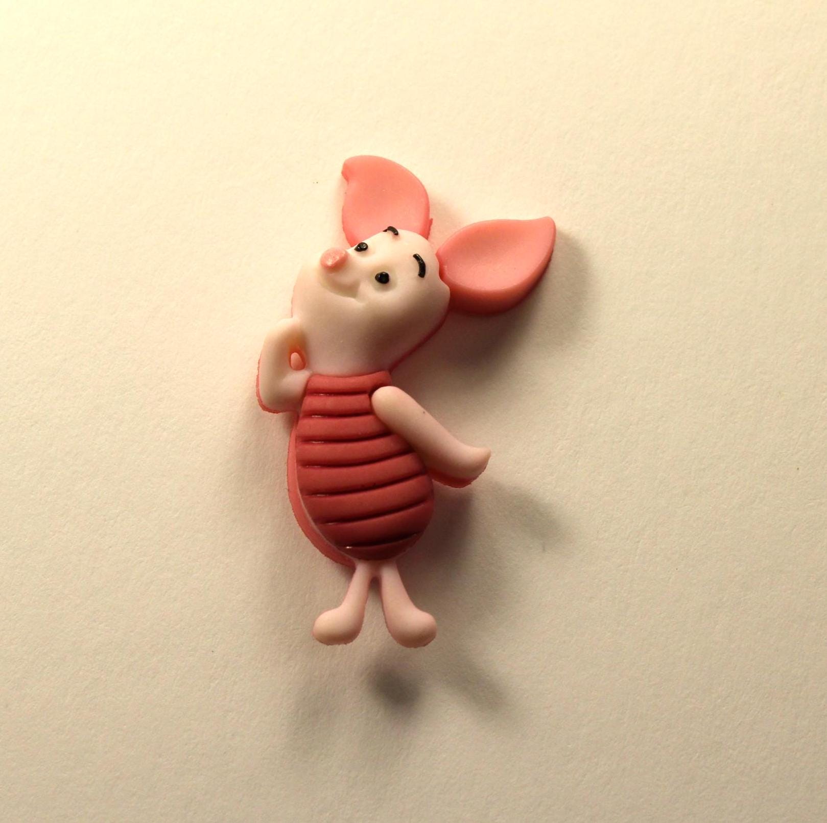 Piglet Button Disney Buttons Winnie the Pooh Embellishment Flat Back - Etsy