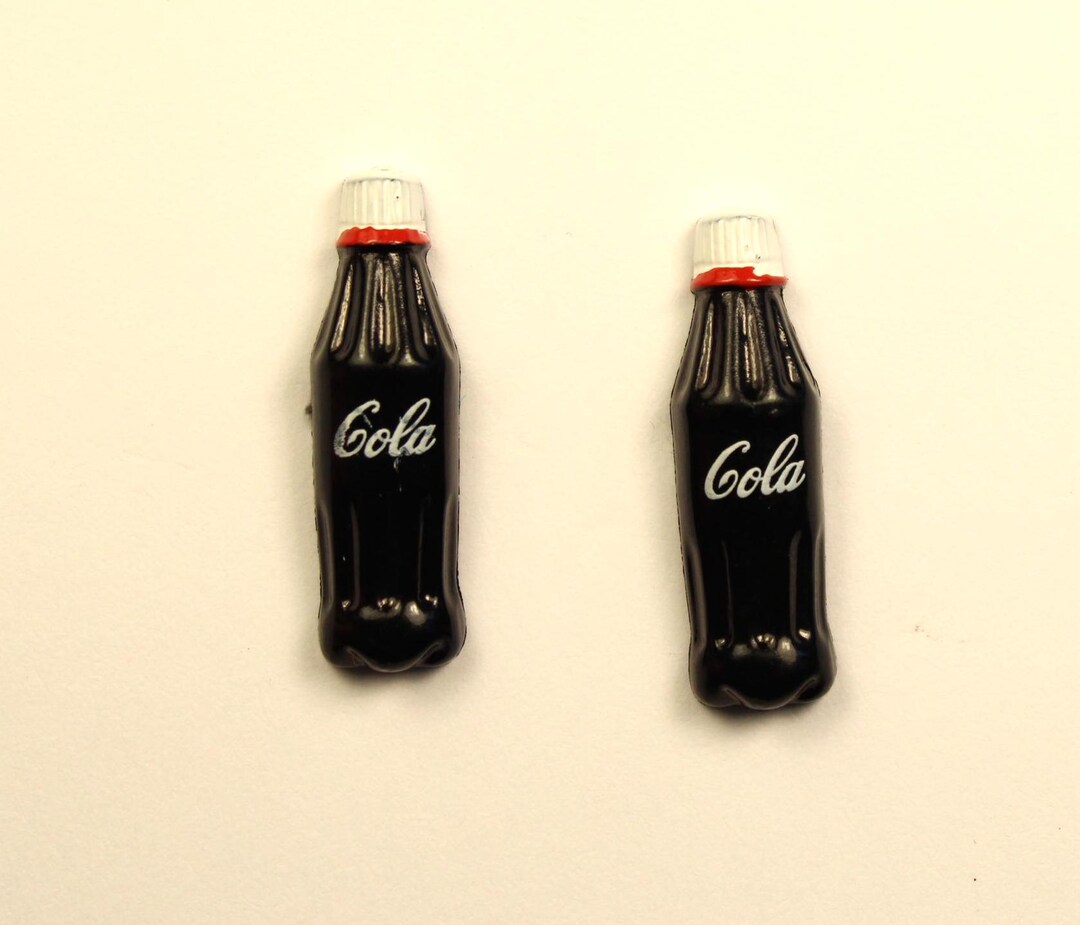 2 Cola Buttons Pop Embellishments Pop Crafts Shank Back Pop Button ...