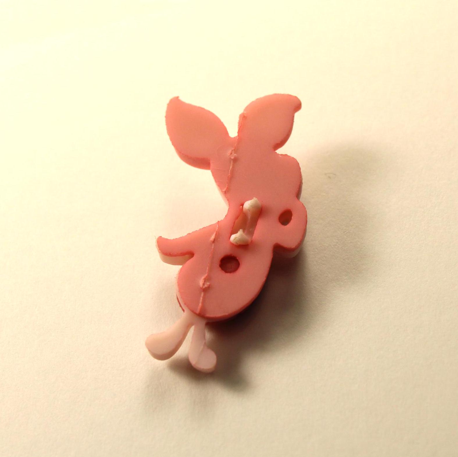 Piglet Button Disney Buttons Winnie the Pooh Embellishment Flat Back - Etsy