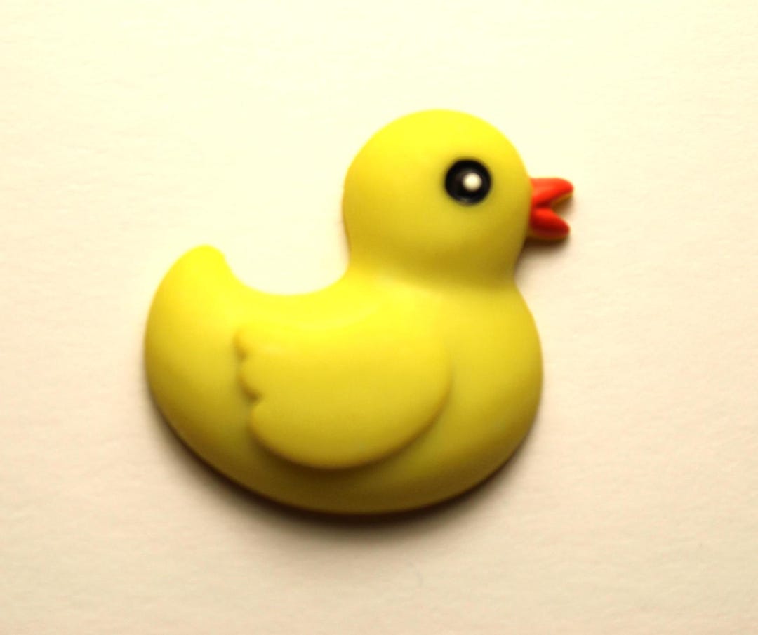 Rubber Duck Button Shank Back Rubber Duck Embellishment - Etsy