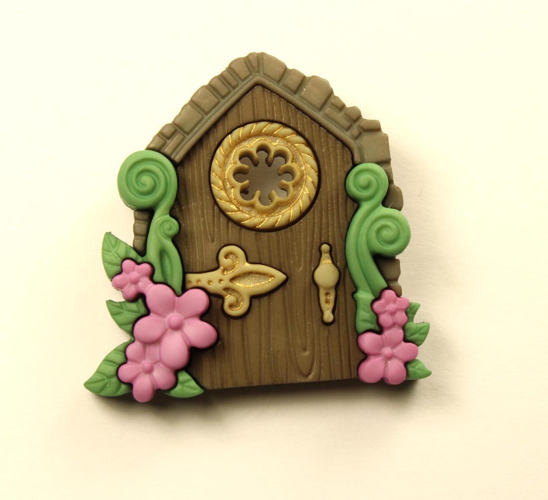 Fairy Door Button Fairy Buttons Fairy Embellishment Believe in Faires ...