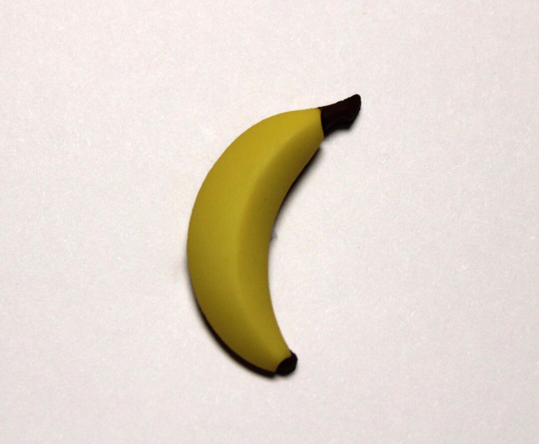 Banana Buttons Shank Back Fruit Button Banana Crafts Banana ...