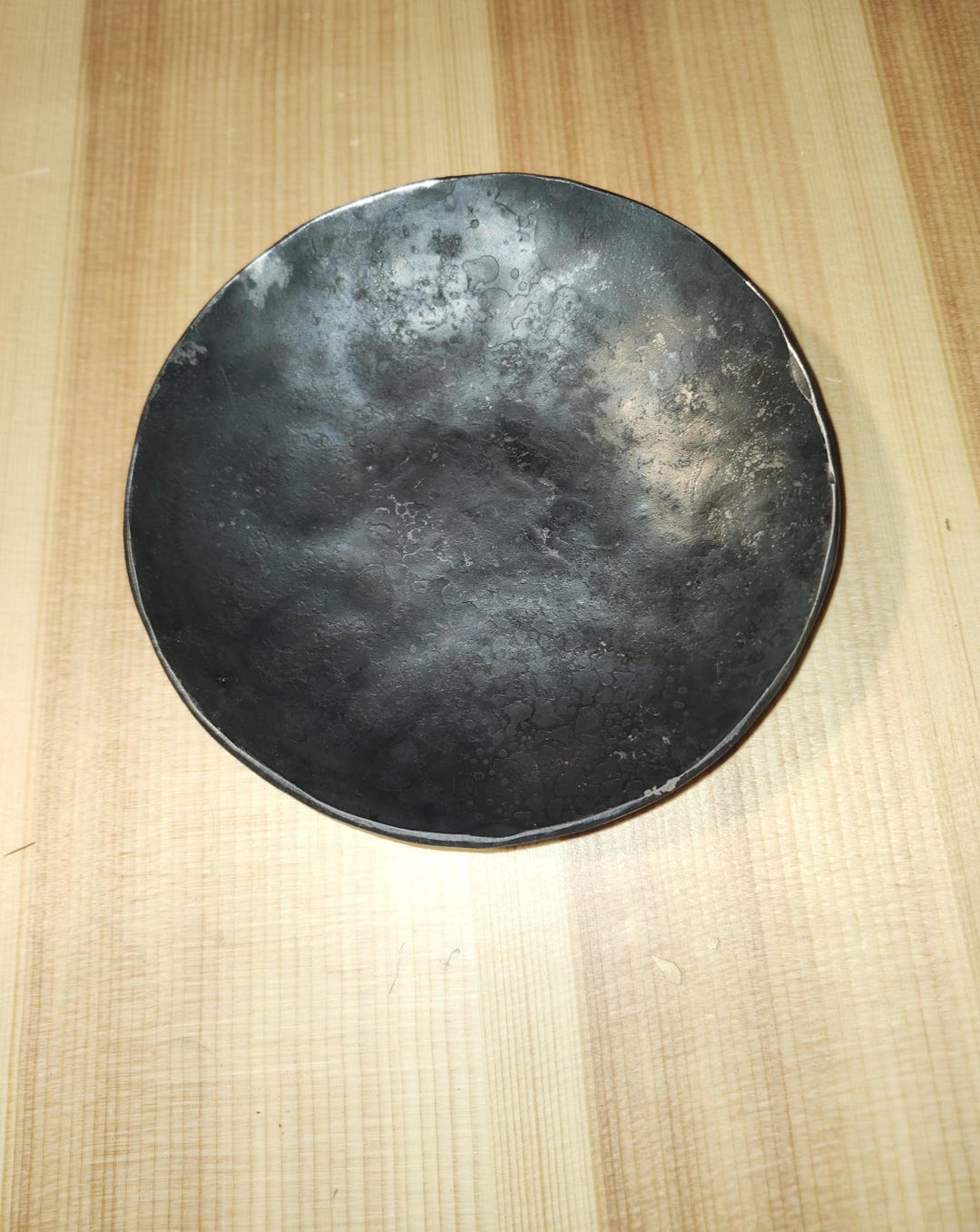 Hand Forged Steel Bowl Made From .125 Thick Steel. Bowls is 6.5 Inches ...