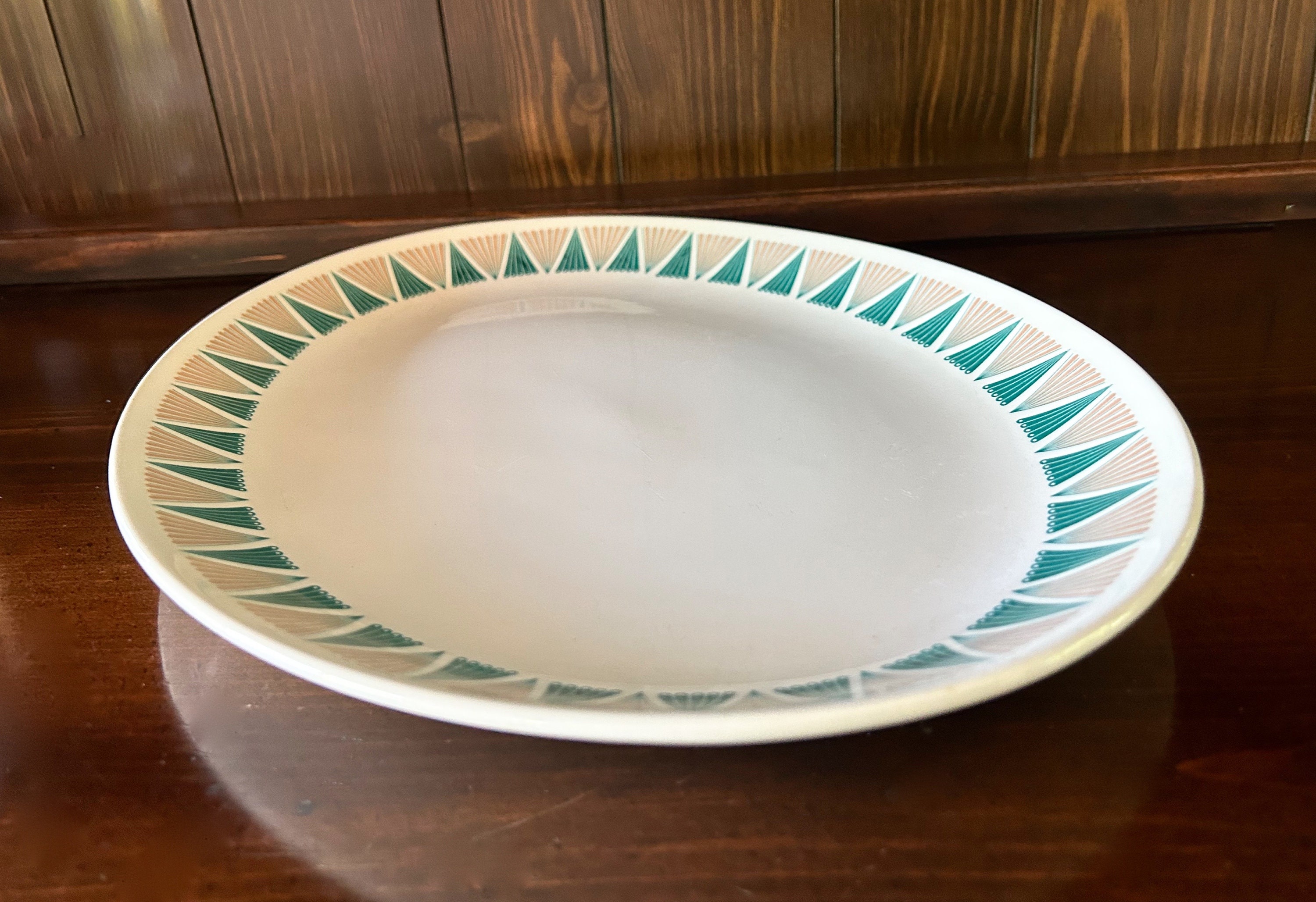 Zodiac by Myott Staffordshire China-lyke Art Deco Fan Pattern Oval ...