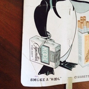 1930s Kool Cigarettes Paper Advertising Fan Featuring Willie the ...