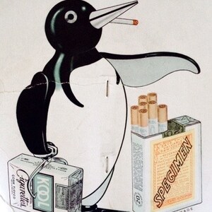 1930s Kool Cigarettes Paper Advertising Fan Featuring Willie the ...