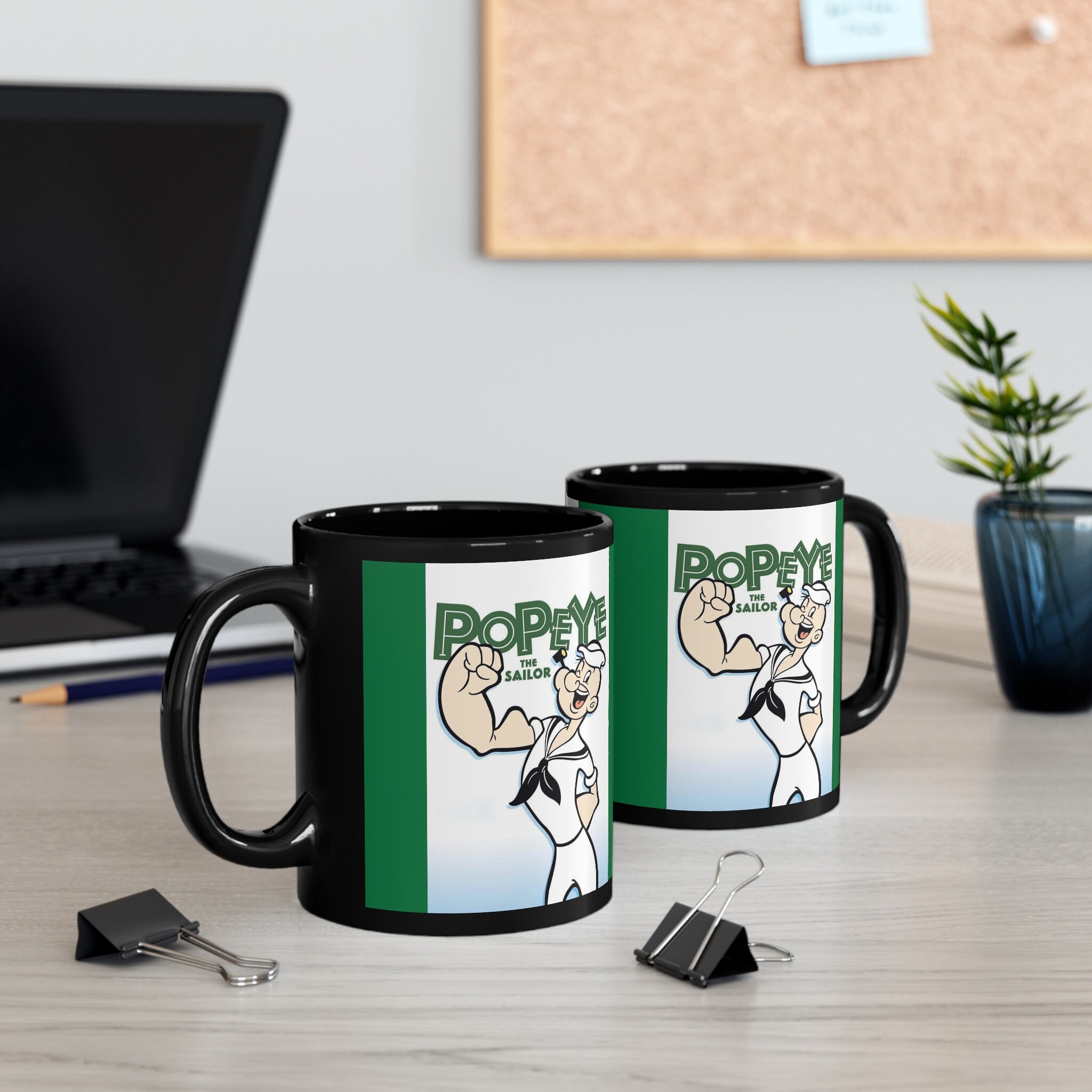 NEW Popeye the Sailor Man Coffee Mug - Etsy