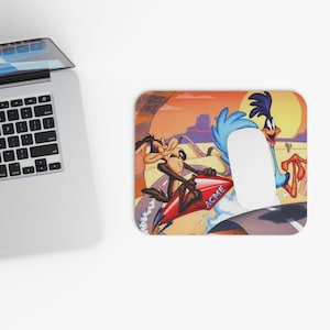 The Road Runner & Coyote Mouse Pad - Etsy