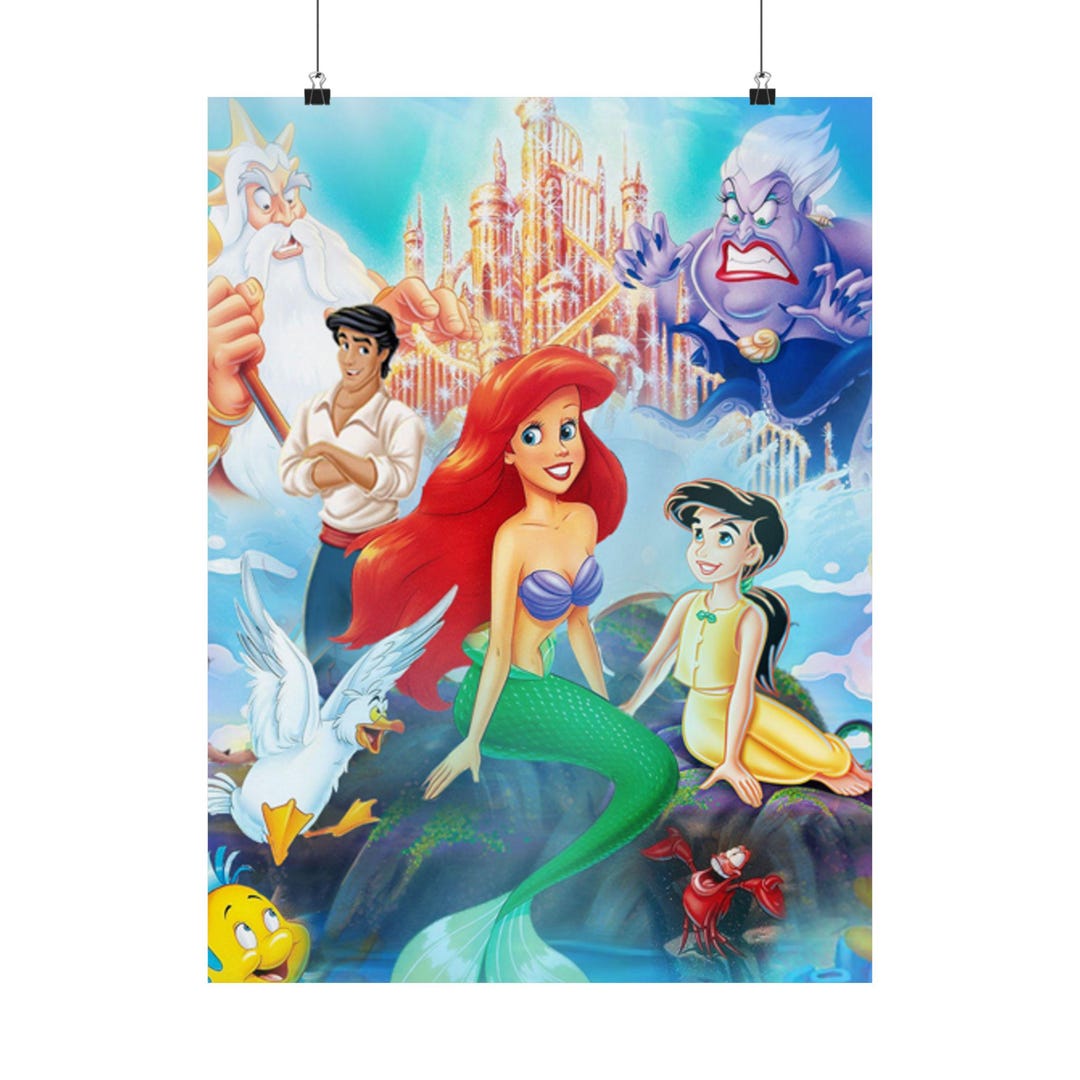The Little Mermaid Poster - Etsy