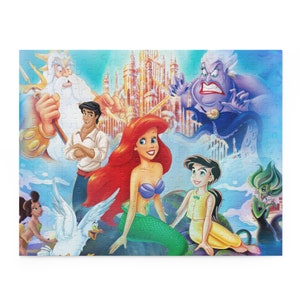 The Little Mermaid Puzzle (120, 252, 500-piece) - Etsy