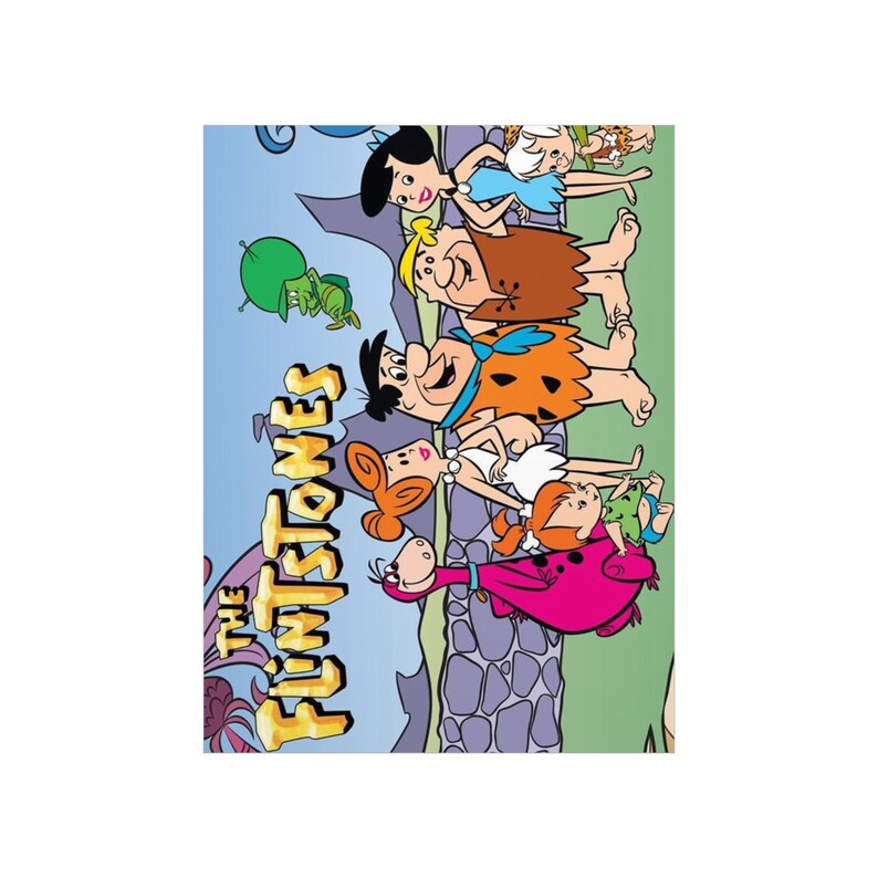The Flintstones Poster - Etsy