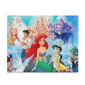 The Little Mermaid Puzzle (120, 252, 500-piece) - Etsy