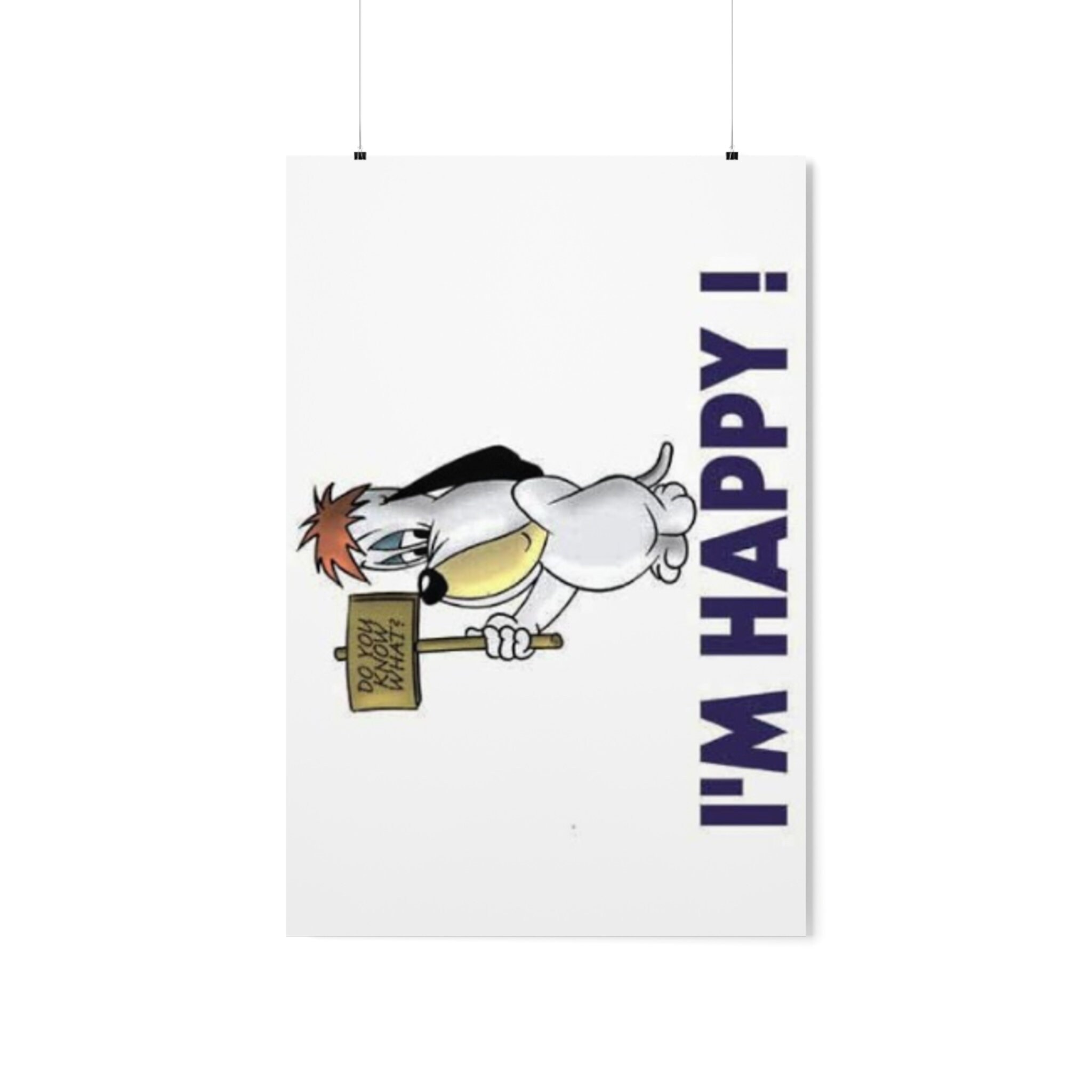 Droopy Poster - Etsy