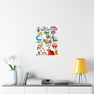 Alice in Wonderland Poster - Etsy