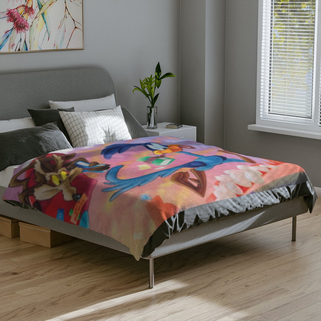 The NEW Road Runner and Coyote Blanket! - Etsy
