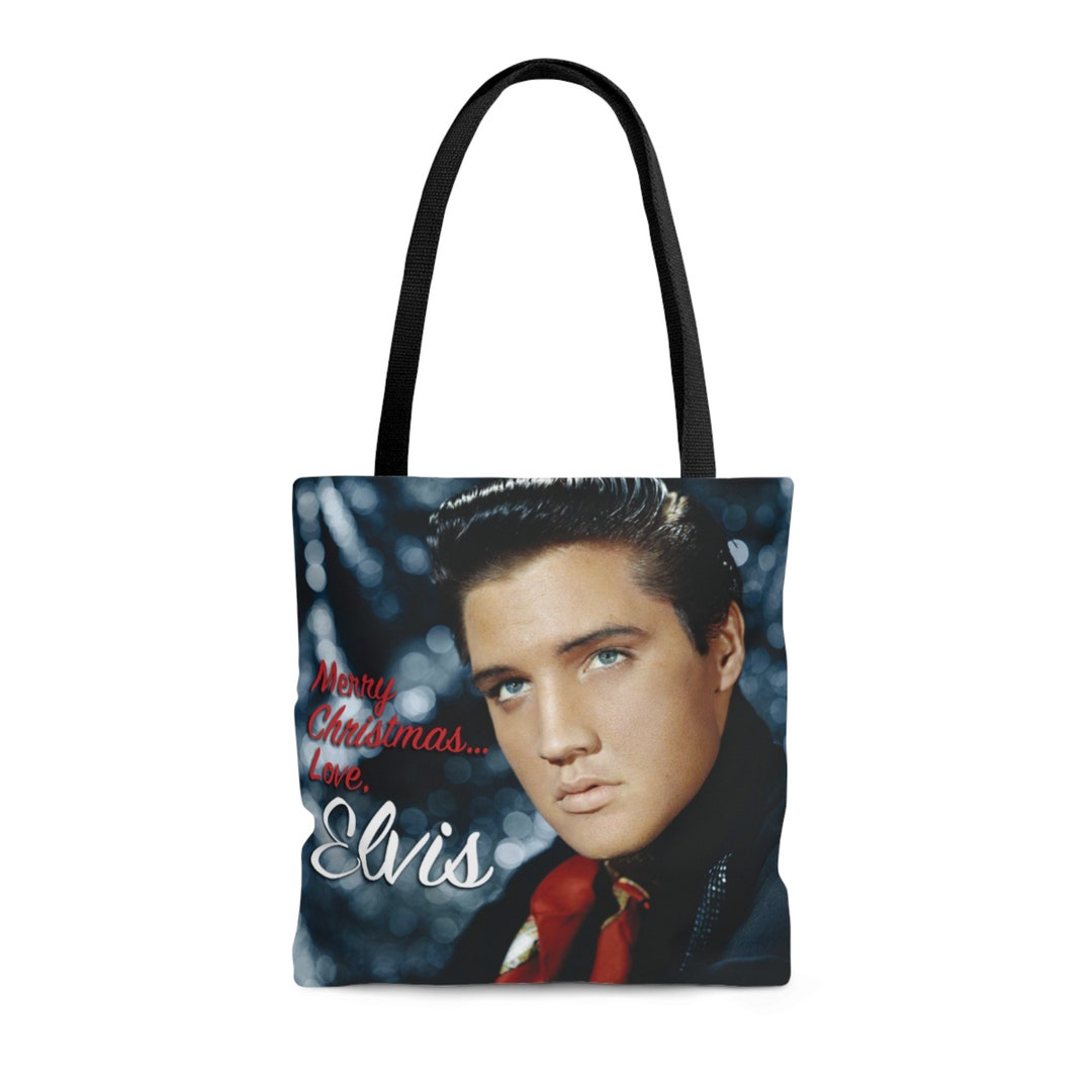 Elvis Presley Merry Christmas rare Version Tote Bag - Etsy
