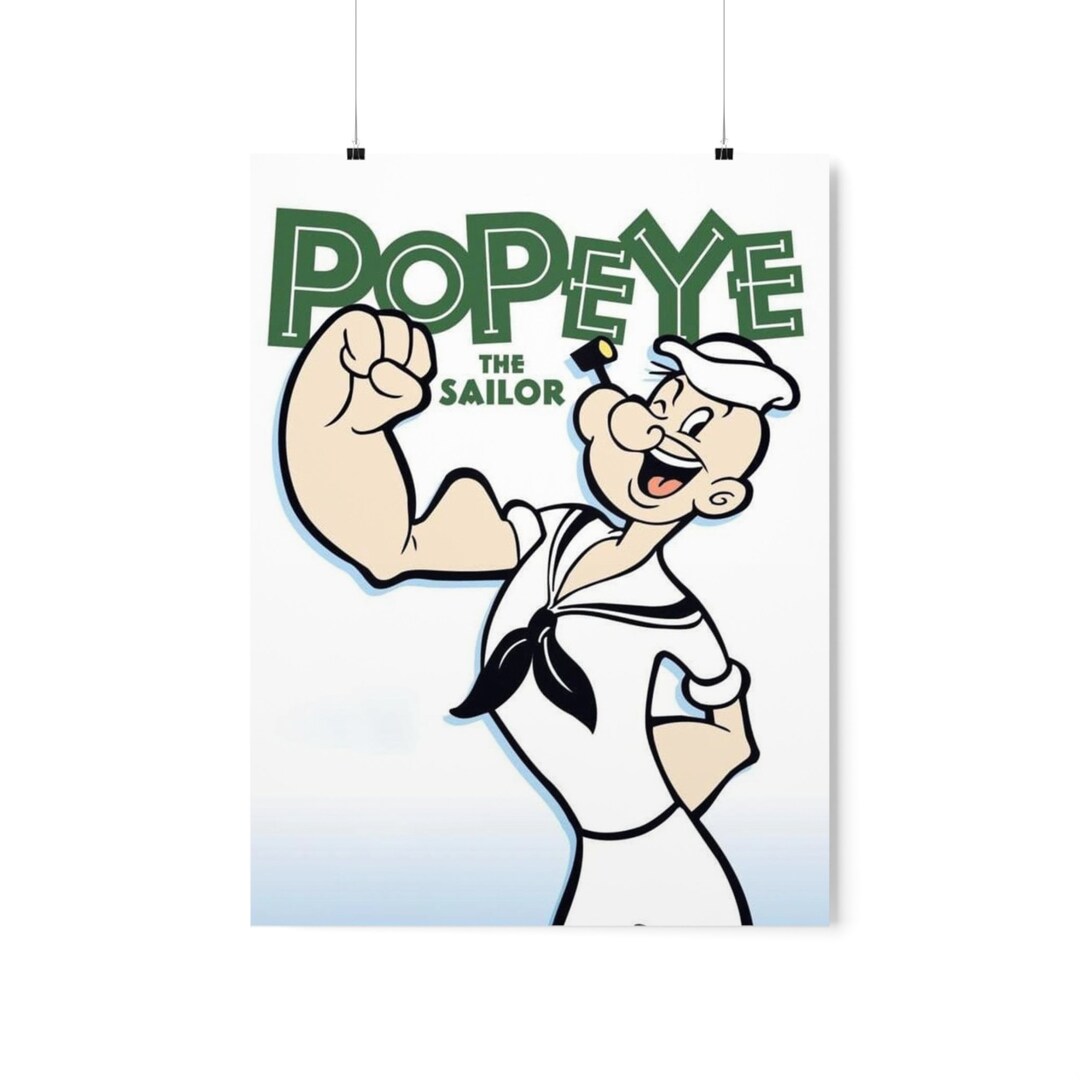 Popeye Poster - Etsy
