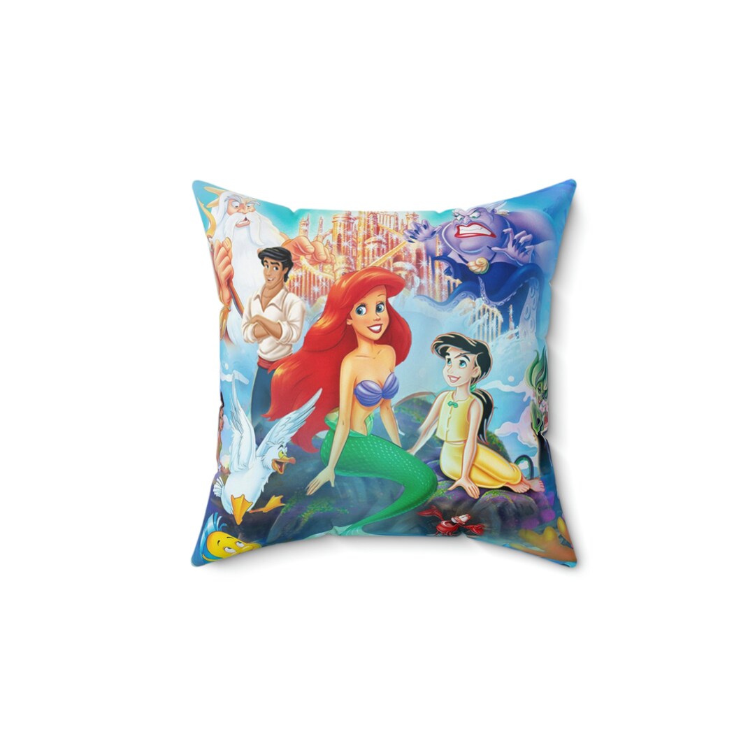 The Little Mermaid Pillow - Etsy