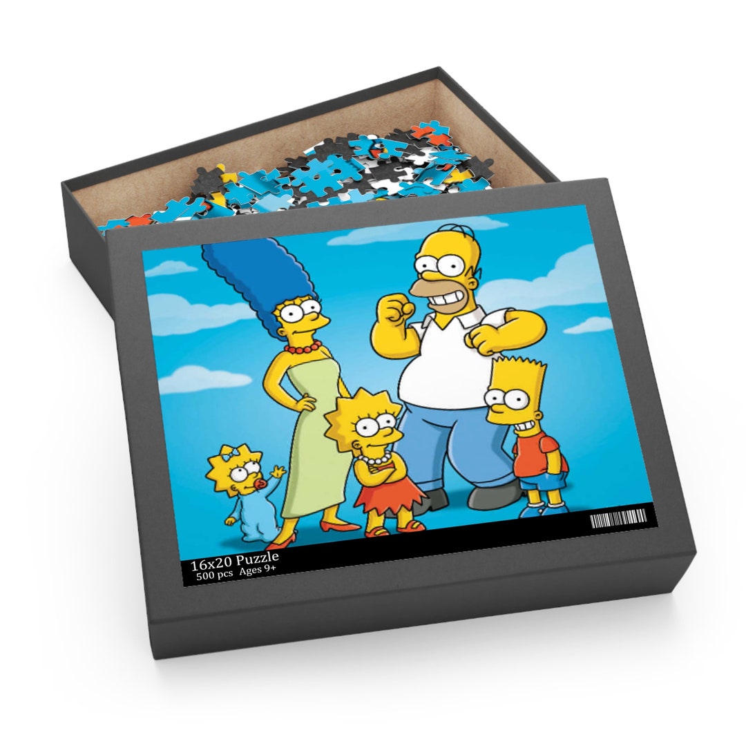 New Simpsons Puzzle (120, 252, 500-piece) - Etsy