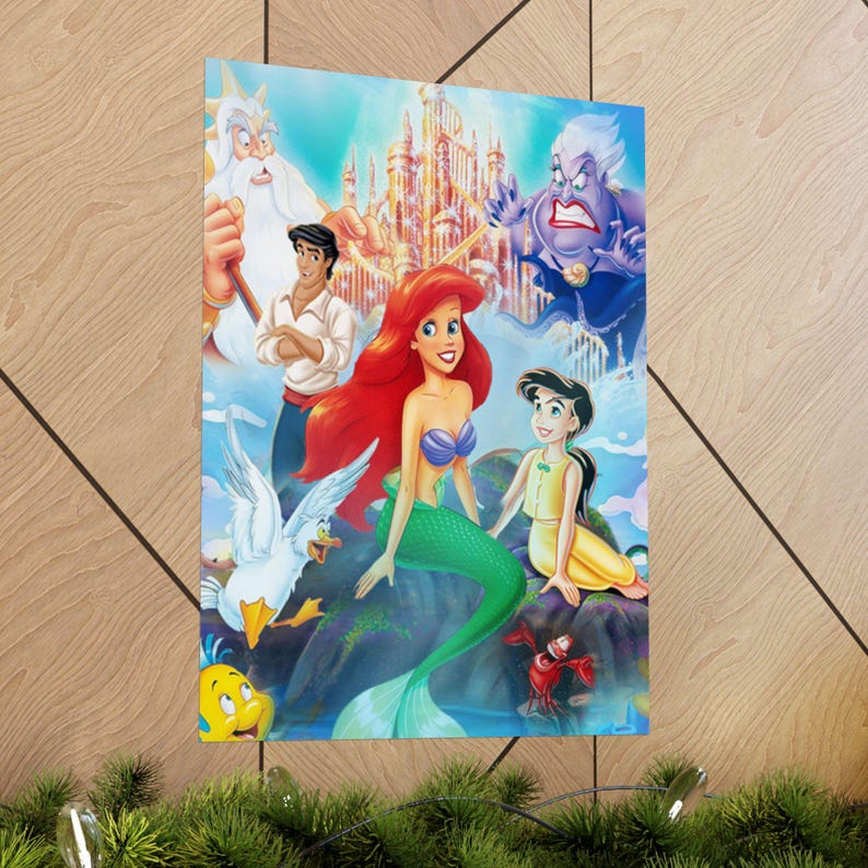 The Little Mermaid Poster - Etsy