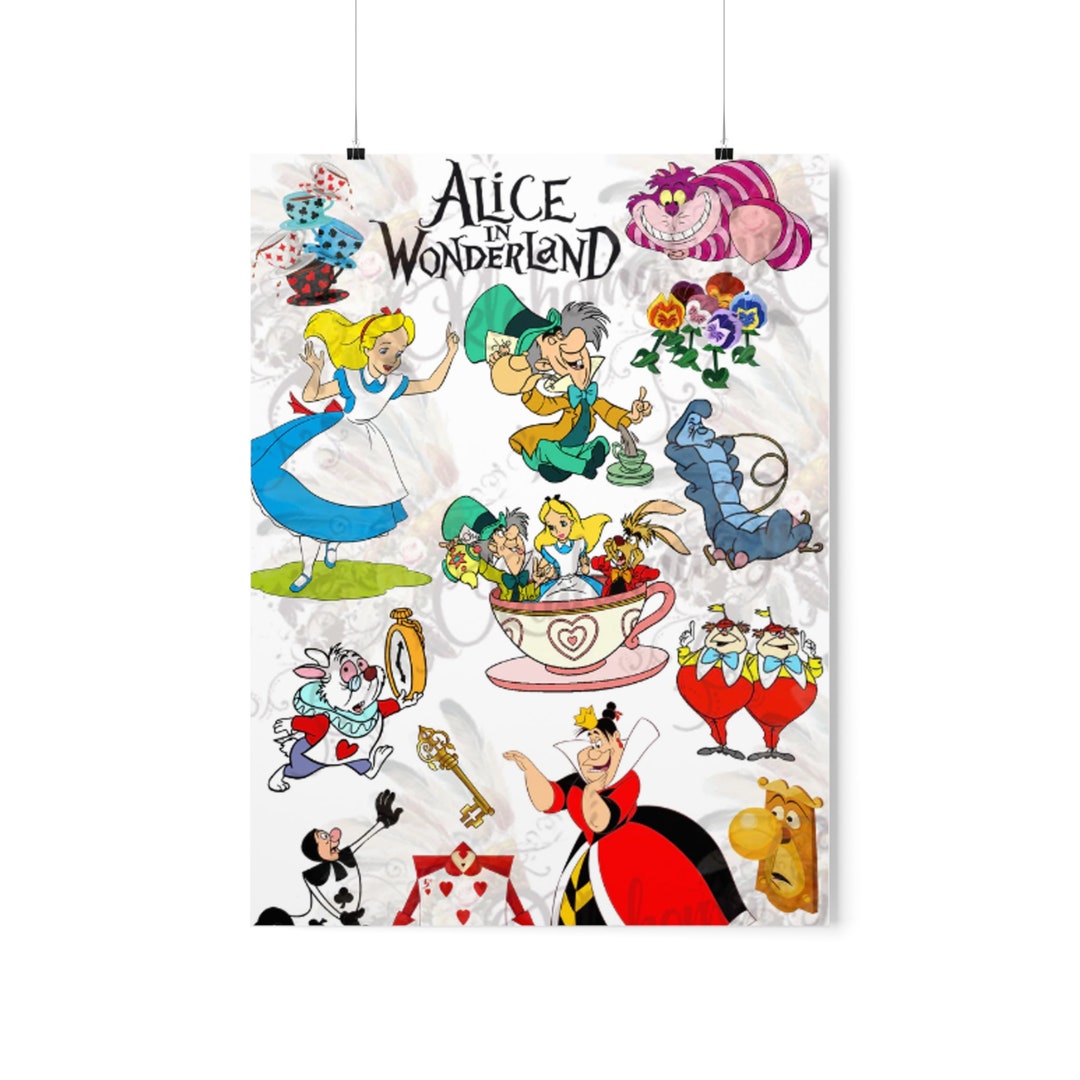 Alice in Wonderland Poster - Etsy