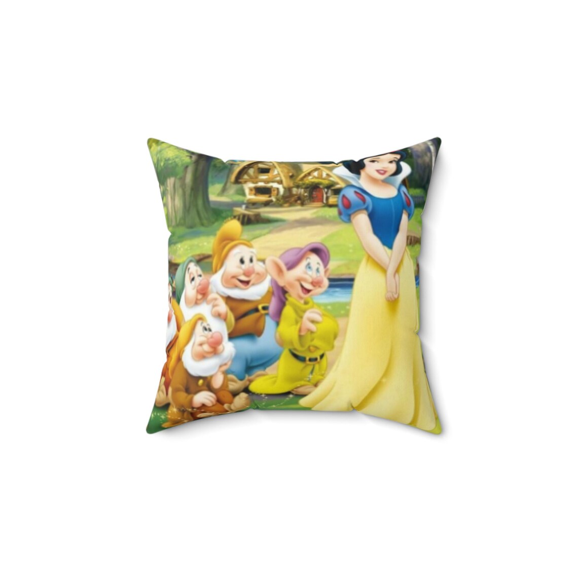 Snow White Square Pillow - Etsy