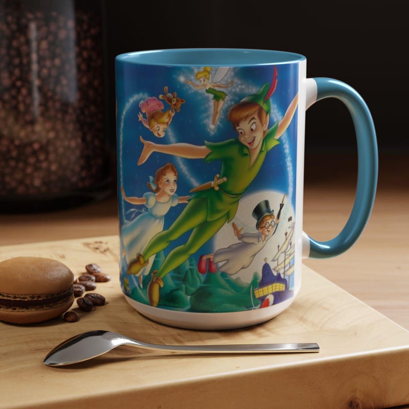 Peter Pan Mug - Etsy