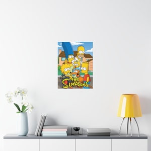 The Simpsons Poster - Etsy