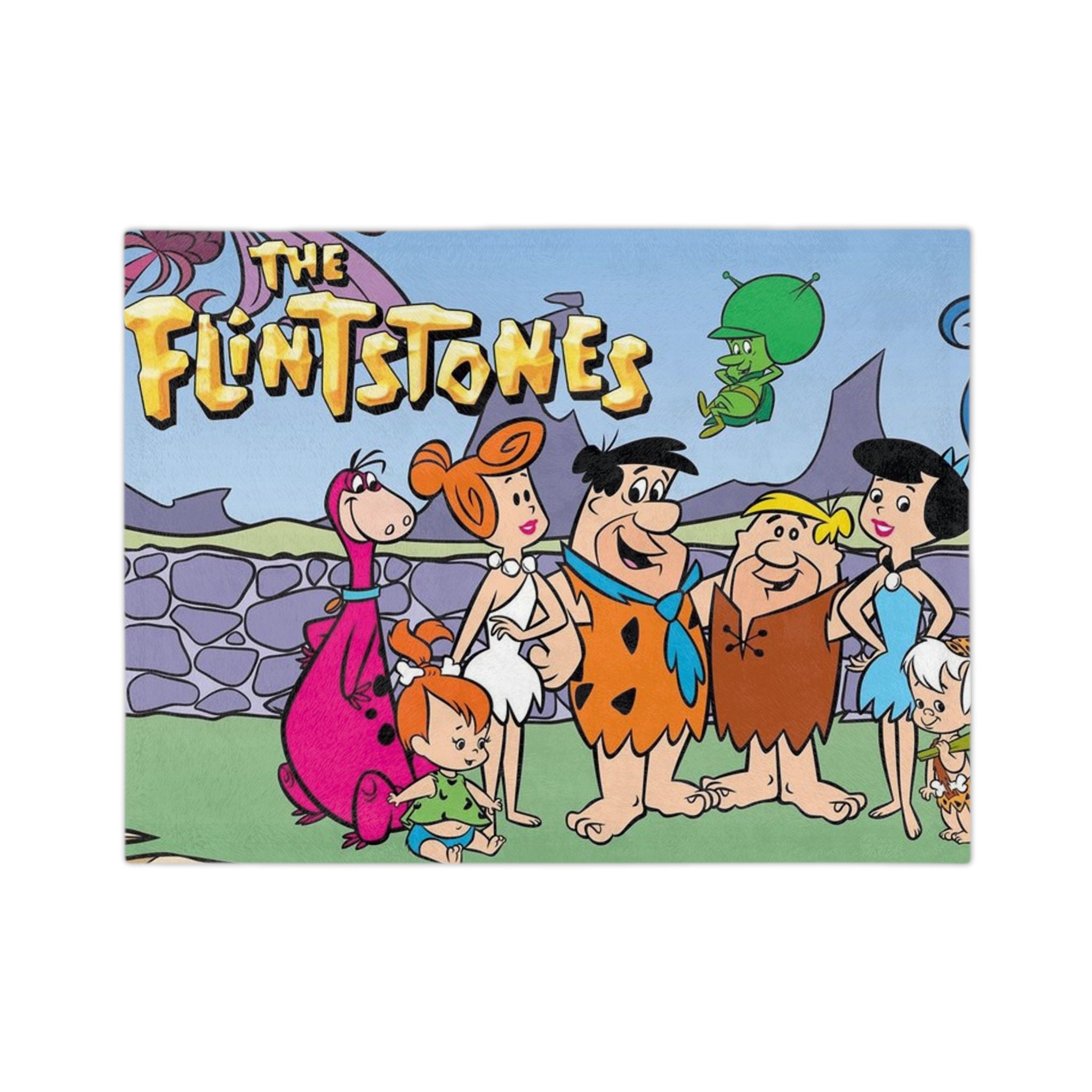 The Flintstone's Blanket classic Edition - Etsy
