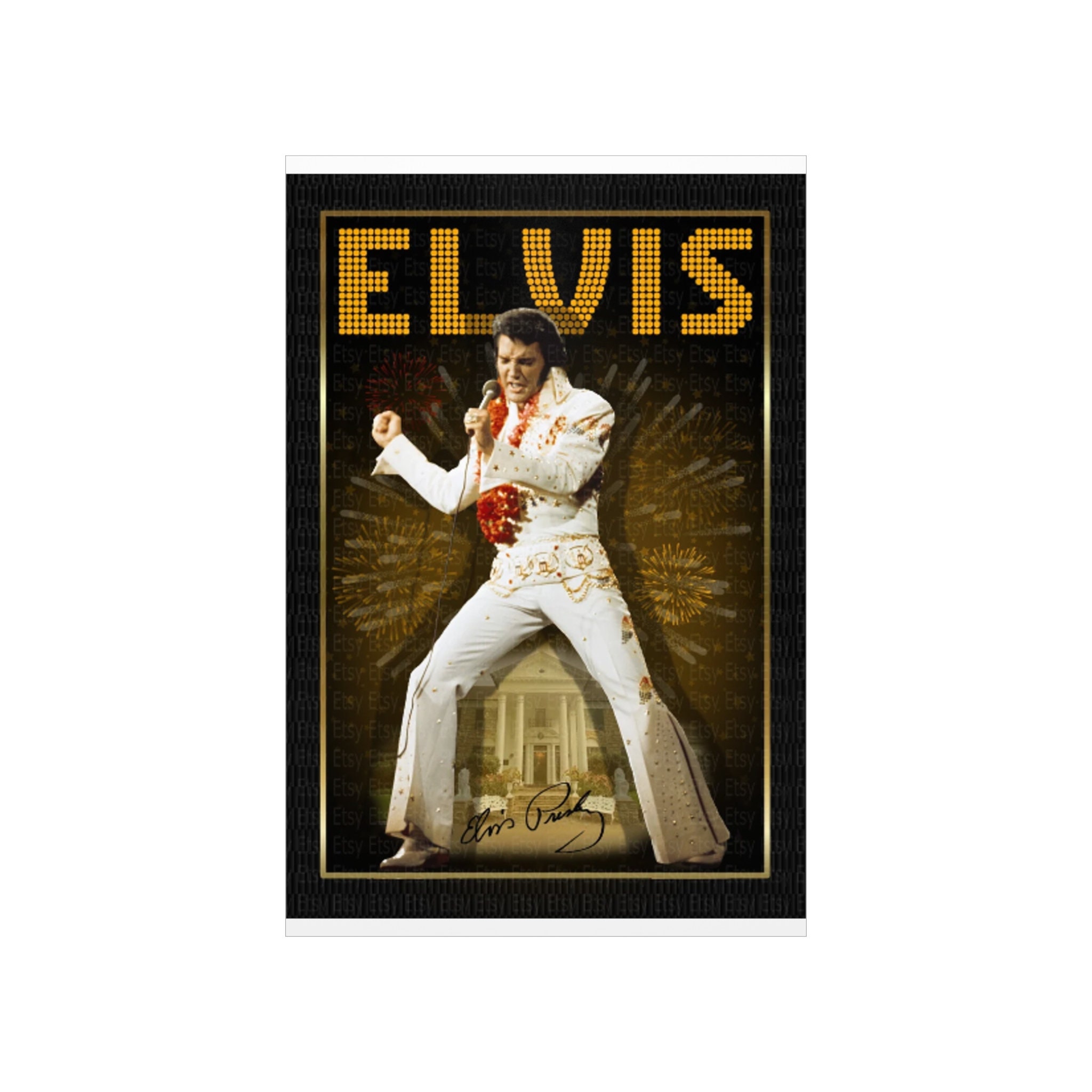 Elvis Presley Poster - Etsy