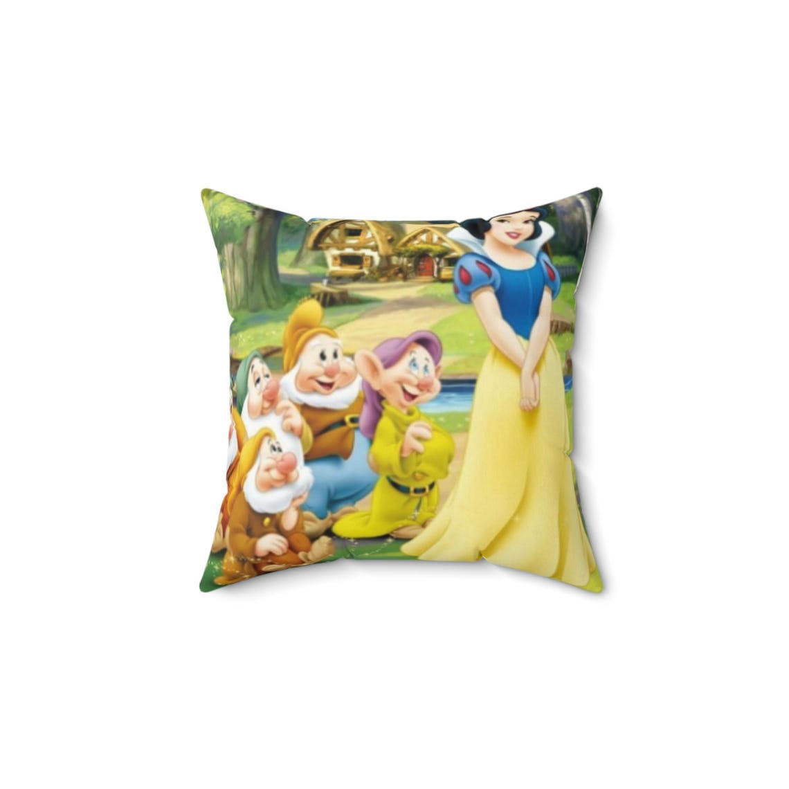 Snow White Square Pillow - Etsy