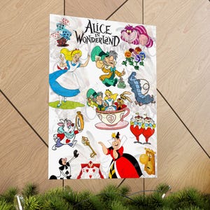 Alice in Wonderland Poster - Etsy