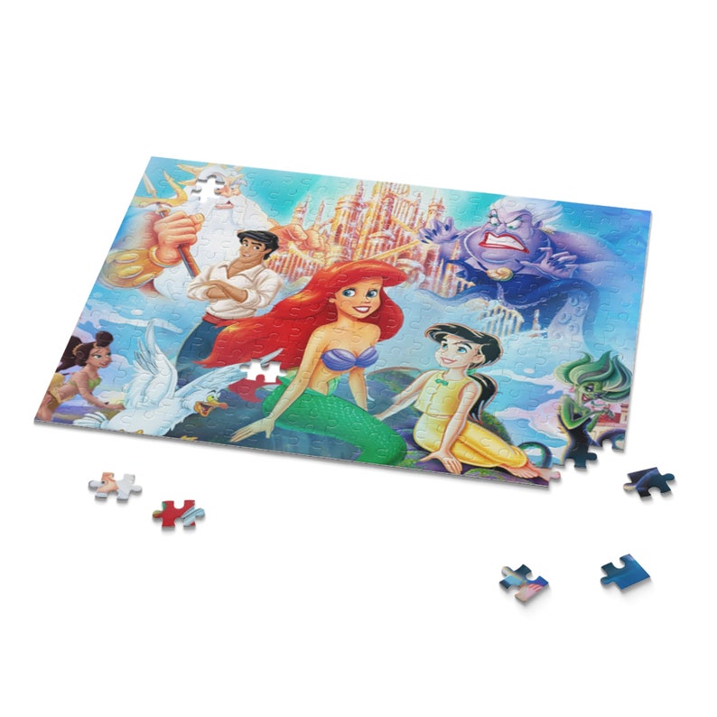 The Little Mermaid Puzzle 120, 252, 500-piece - Etsy