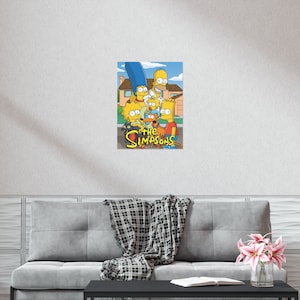 The Simpsons Poster - Etsy