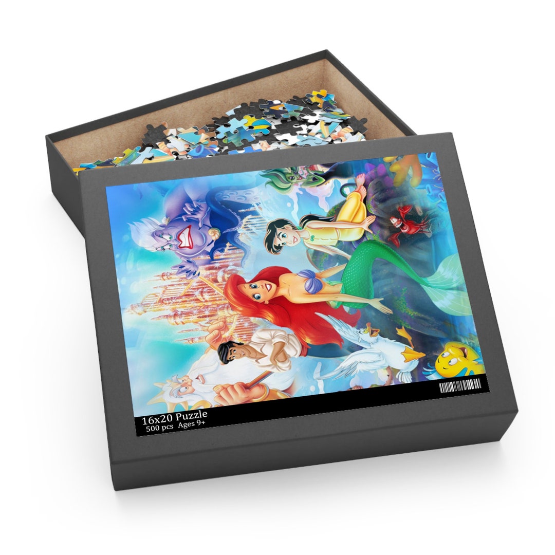 The Little Mermaid Puzzle (120, 252, 500-piece) - Etsy