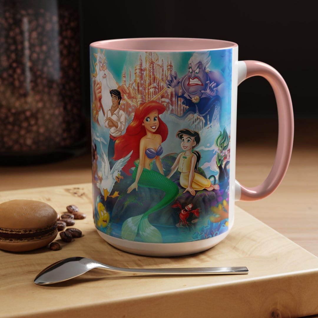 Little Mermaid Coffee Mug (15 Oz) - Etsy