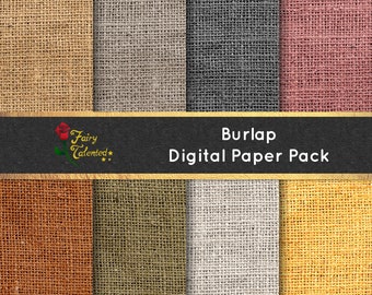 Pastel Burlap Digital Paper Commercial Use Burlap Texture - Etsy