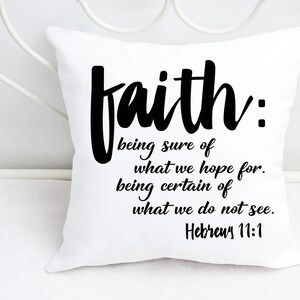 Faith Being Sure of What We Hope for Hebrews 11:1 Svg CUT File Svg Dxf ...