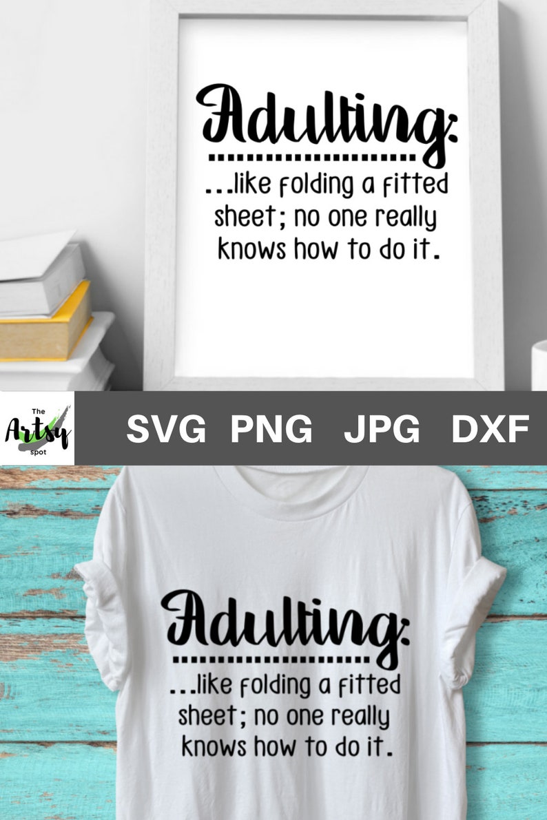 Adulting Like Folding a Fitted Sheet No one really knows how | Etsy