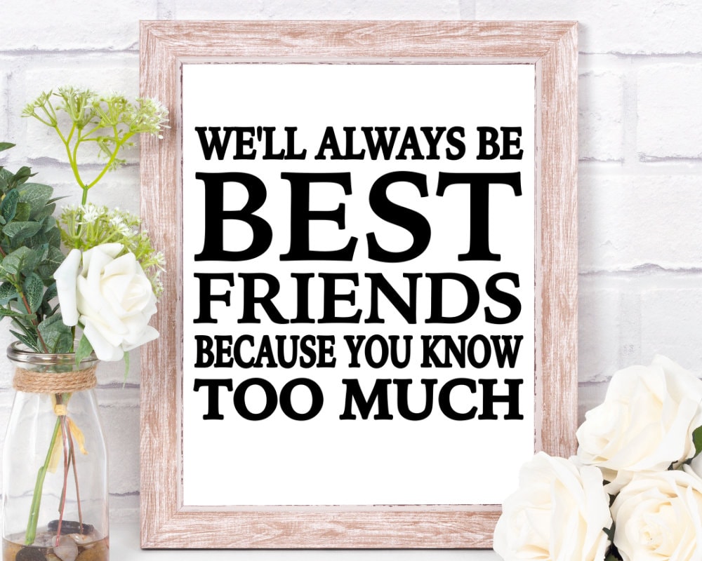 Best friends svg bundle friend quote best friends saying | Etsy