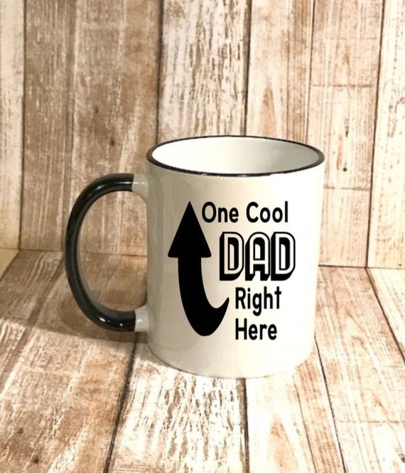 One Cool Dad Right Here Svg Cut File Funny Dad Svg File for | Etsy