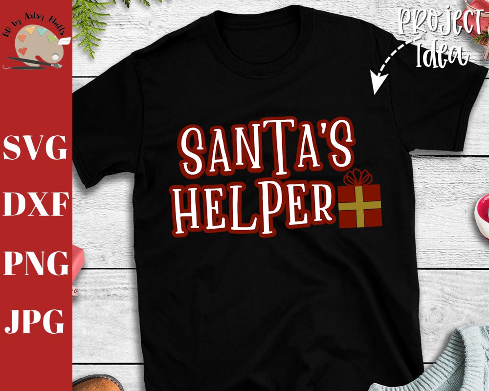 Santa's Helper Svg CUT File Svg Dxf Png Svg Decal - Etsy