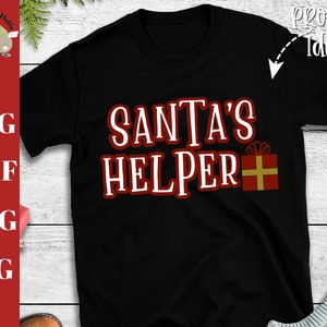 Santa's Helper Svg CUT File Svg Dxf Png Svg Decal - Etsy