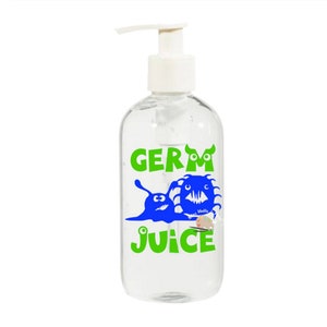 Germ Juice Svg Cut File Hand Sanitizer Bottle Decal SVG New | Etsy